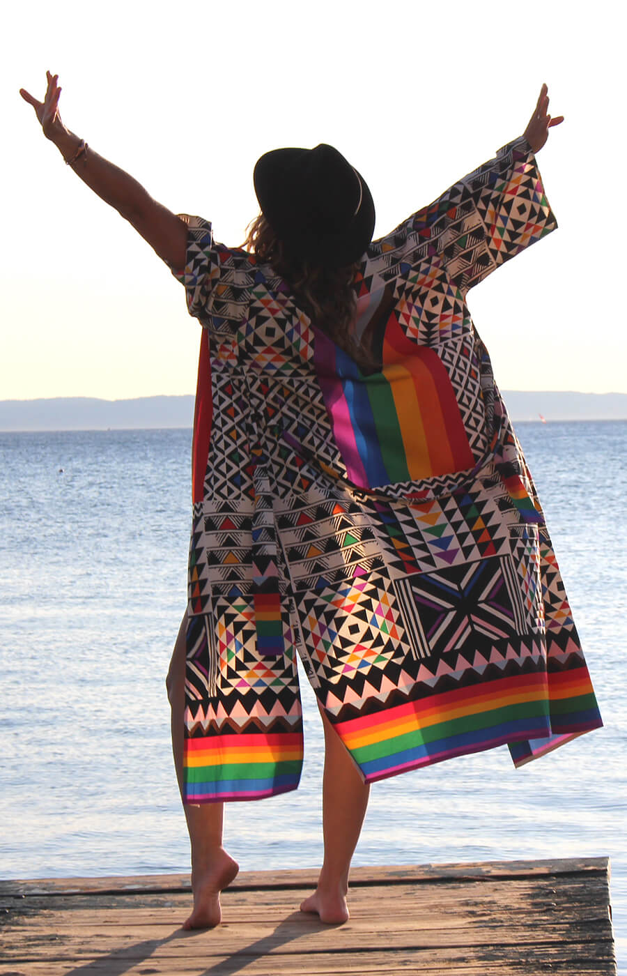 Festival Kimono Jacket LGBTQ PRIDE Rainbow Outfit – Verry Kerry: Unique ...